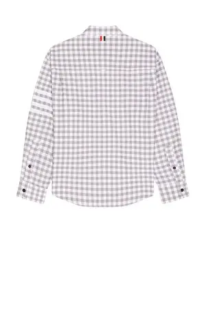 Thom Browne Oversized Pc Shirt In Grey