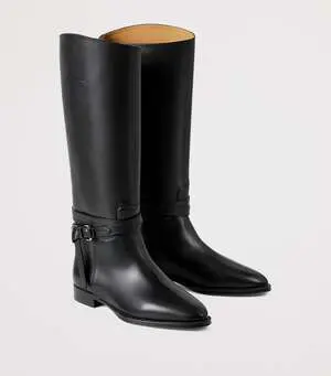 Ralph Lauren Leather Donnely Boots