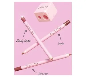 DOLL 10 Pro Precision Lip Liner Trio With Sharpener