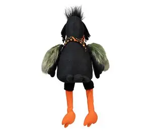 NORTHLIGHT Plush Sitting Crow Halloween Figure 7