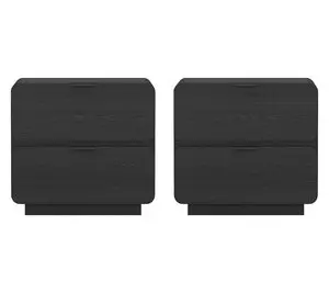 MANHATTAN COMFORT Chrystie 26' Nightstand Set O F 2 - One-color