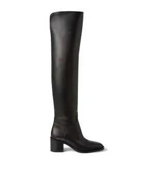 Ralph Lauren Barnet Leather Boots - Black