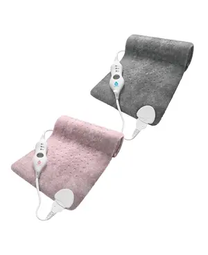 PURSONIC Fathers And Mothers Day Comfort Bundle: Double The Warmth With Heating Pads - Grey