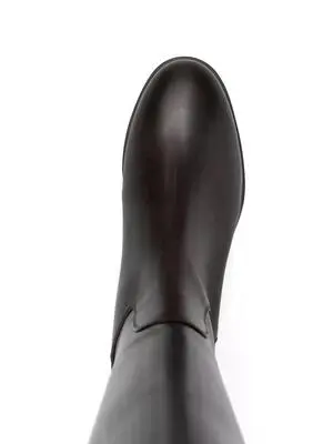 AeydĒ Zip-fastening Leather Knee-high Boots