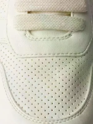 Prada Perforated Lace-up Sneakers - White