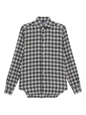 BARBA NAPOLI Check-pattern Shirt