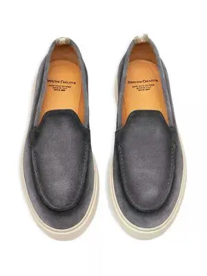 Officine Creative Bones 101 Suede Loafers