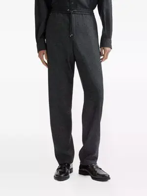 Agnona Drawstring Flannel Trousers