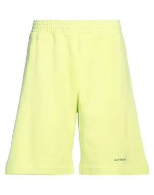 Givenchy Cotton French Terry Athletic Shorts Green