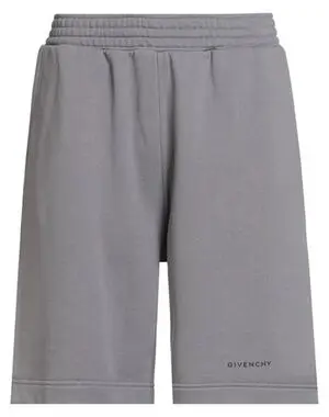 Givenchy Cotton French Terry Athletic Shorts - Grey