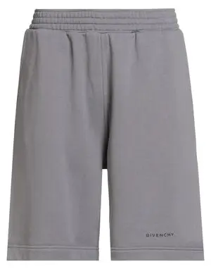 Givenchy Cotton French Terry Athletic Shorts - Grey