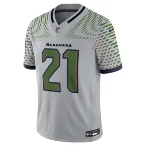 Nike Devon Witherspoon Seattle Seahawks Rivalries Collection Dri-fit Nfl Limited Jersey - Grey