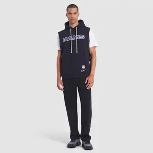 Nike Los Angeles Rams Rivalries Collection Sleeveless Pullover Hoodie - Blue