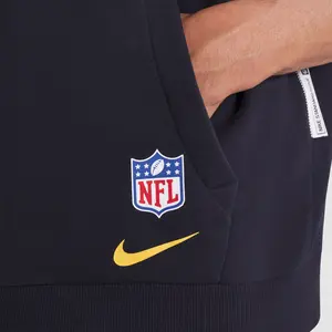 Nike Los Angeles Rams Rivalries Collection Sleeveless Pullover Hoodie - Blue