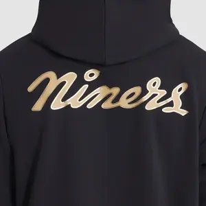 Nike San Francisco 49ers Rivalries Collection Sideline Dri-fit Nfl Pullover Hoodie - Black