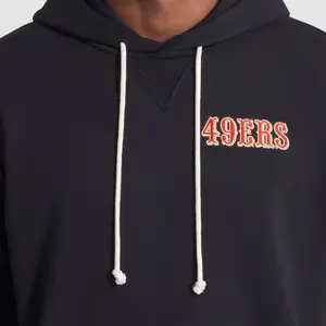 Nike San Francisco 49ers Rivalries Collection Sideline Dri-fit Nfl Pullover Hoodie - Black