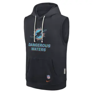 Nike Nfl Dri-fit Sleeveless Pullover Hoodie - Blue
