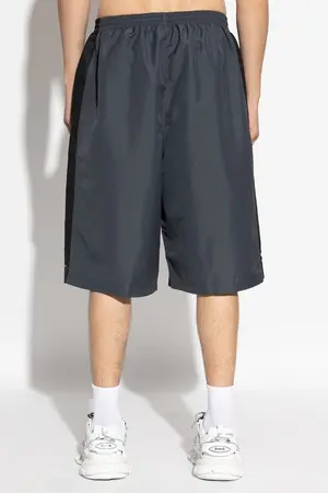 Balenciaga Logo Technical Fabric Shorts