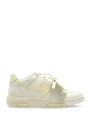 Off-white Textured Shoes For Women