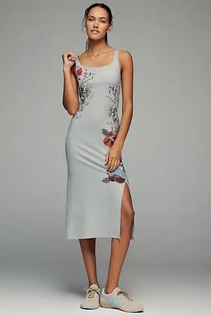 Daily Practice Square-neck Midi Dress