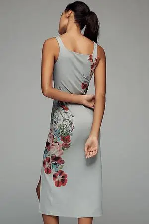 Daily Practice Square-neck Midi Dress