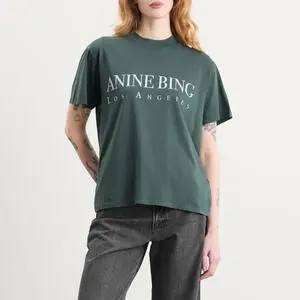 ANINE BING Ashton Los Angeles T-shirt - Dark Green