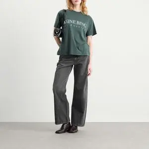 ANINE BING Ashton Los Angeles T-shirt - Dark Green