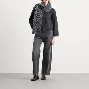 ANINE BING Hannah Scarf - Leopard
