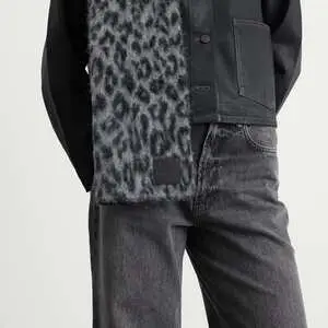 ANINE BING Hannah Scarf - Leopard