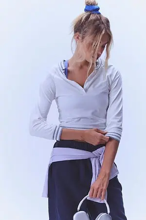 Free People Make You Mine Layer Top - White Combo