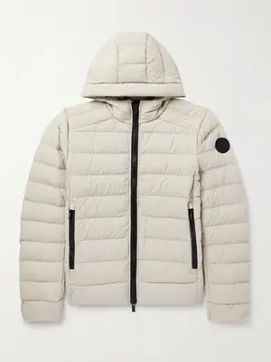 Canada Goose Crofton Logo-appliquéd Quilted Jacket - Gray