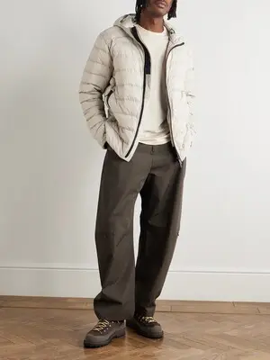 Canada Goose Crofton Logo-appliquéd Quilted Jacket - Gray