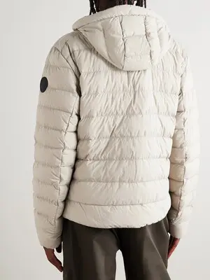 Canada Goose Crofton Logo-appliquéd Quilted Jacket - Gray