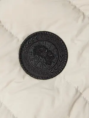 Canada Goose Crofton Logo-appliquéd Quilted Jacket - Gray