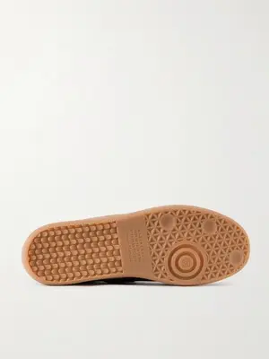 MAISON MARGIELA Replica Leather And Suede Sneakers - Blue