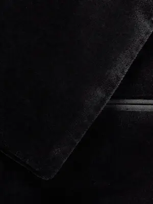 Zegna Satin-trimmed Cotton-velvet Tuxedo Jacket - Black
