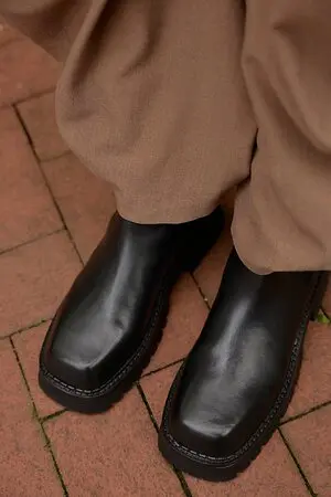 Free People Tried And True Chelsea Boots - Black