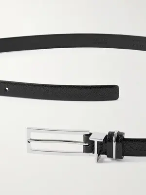 TOM FORD 3cm Full-grain Glossed-leather Belt - Black