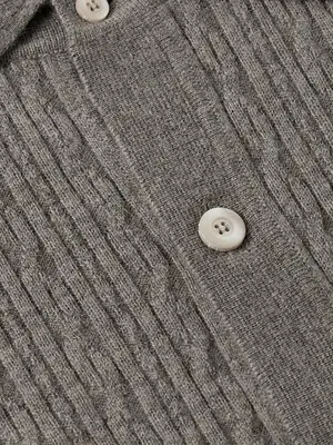 PIACENZA CASHMERE 1733 Slim-fit Ribbed Virgin Wool Shirt