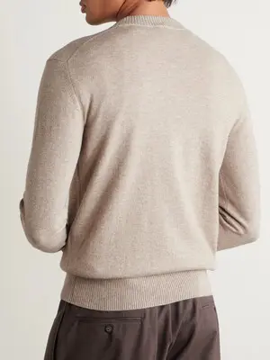 PIACENZA CASHMERE 1733 Slim-fit Cashmere Sweater - Neutrals
