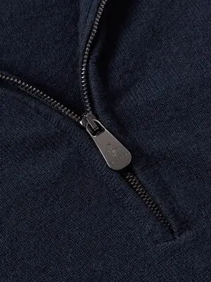 PIACENZA CASHMERE 1733 Cashmere Half-zip Sweater