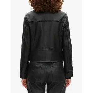 The Kooples Notched-collar Leather Jacket
