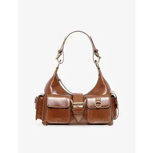 The Kooples Patch-pocket Leather Shoulder Bag
