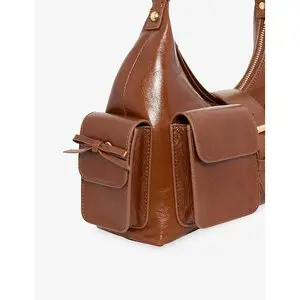 The Kooples Patch-pocket Leather Shoulder Bag