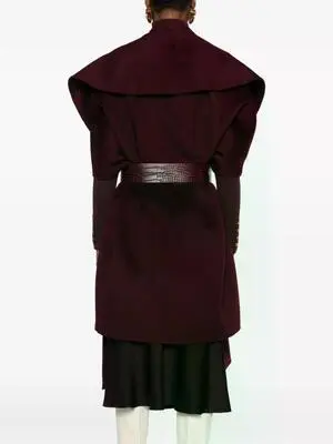 Elisabetta Franchi Belted Wool Cape