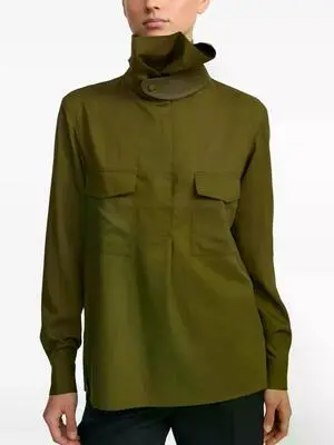 YVES SALOMON High-neck Blouse