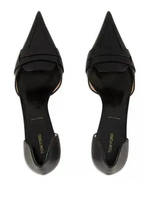 TOM FORD 85mm Leather Pointed-toe Pumps