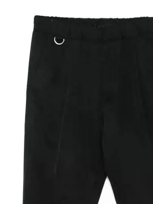 LOW BRAND Ring-detail Straight-leg Trousers