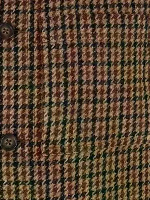 SEBAGO Houndstooth Button-fastening Jacket