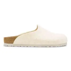 BIRKENSTOCK Amsterdam Bs Felt Clogs - Eggshell